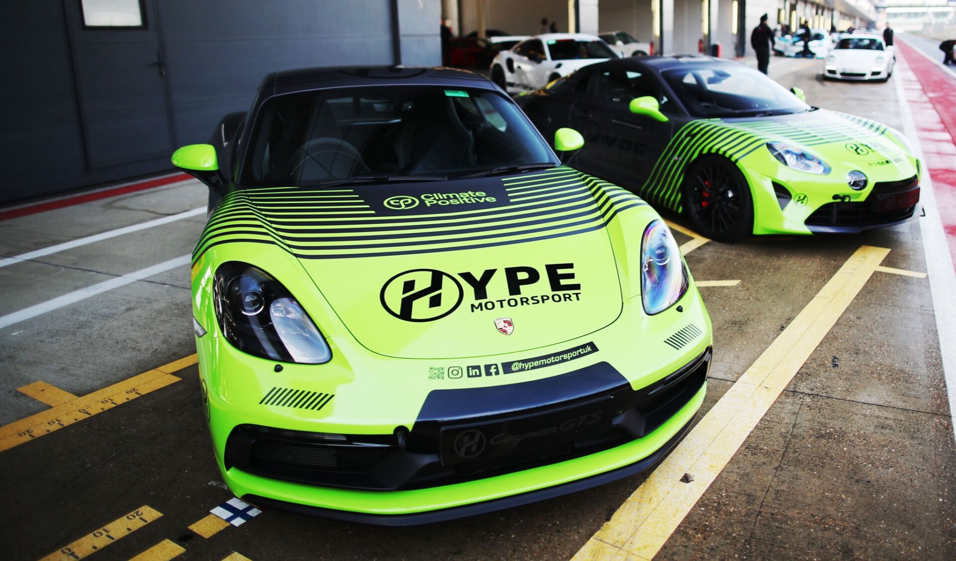 Hype Motorsport Fleet on-track - Commercial Project