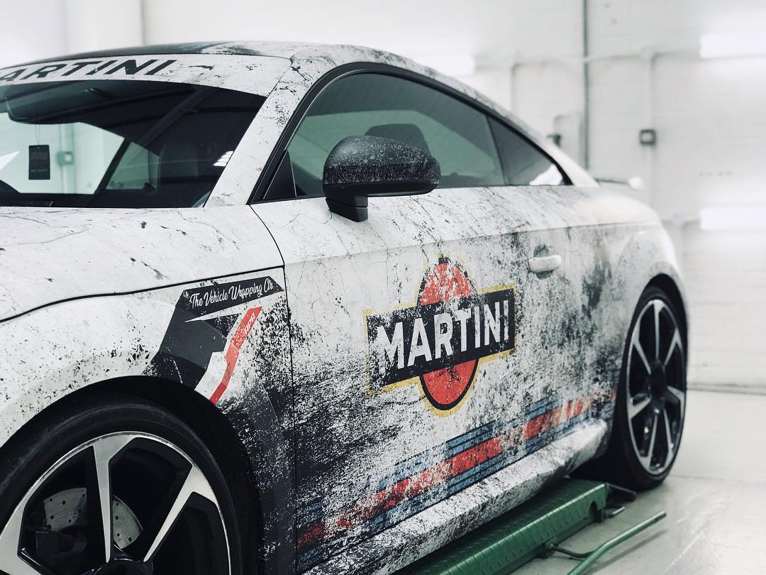 Audi TTRS - Distressed Martini Wrap - Personal Wrapping Project