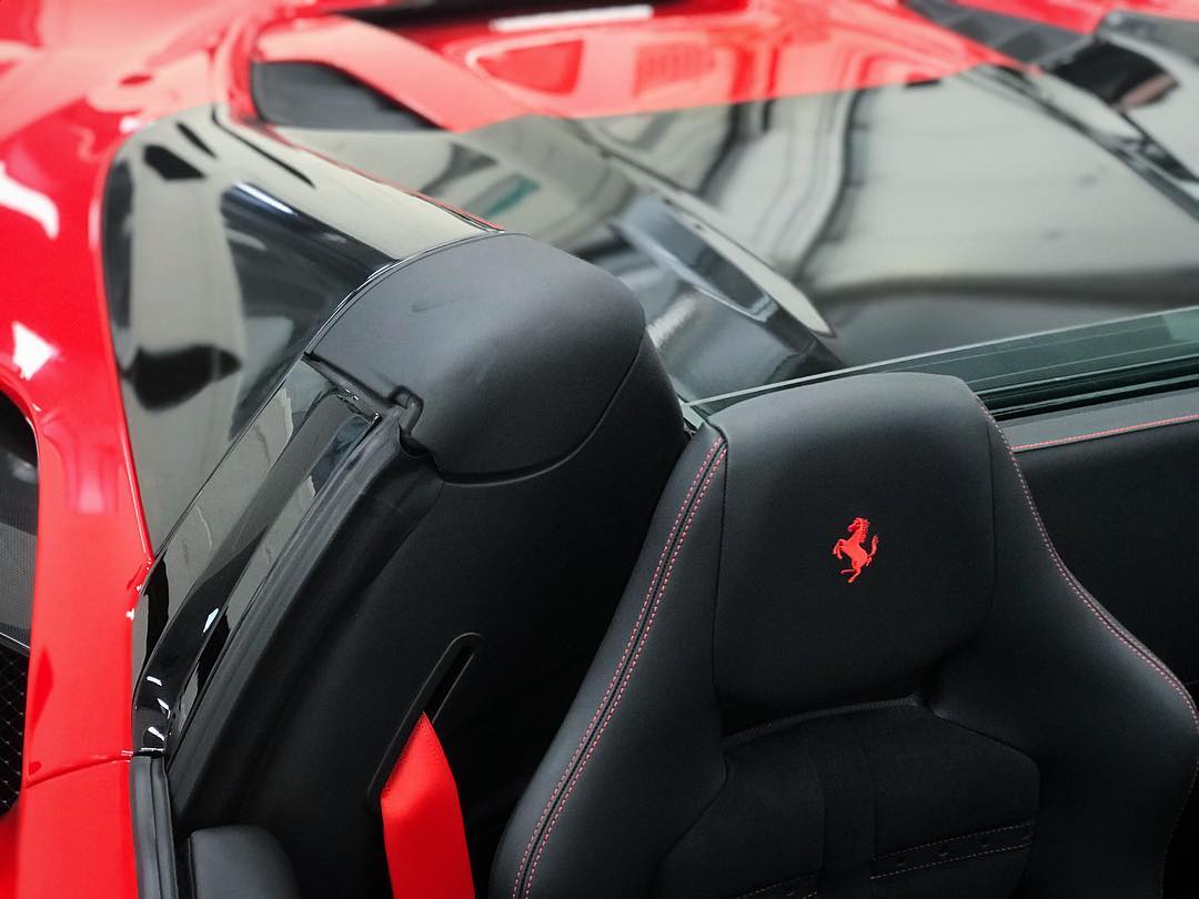 Ferrari 488 Spider - Roof & Sill Wrap - Personal Wrapping Project