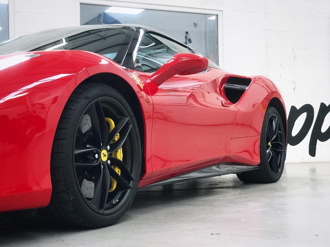 Ferrari 488 Spider - Roof & Sill Wrap - Personal Wrapping Project