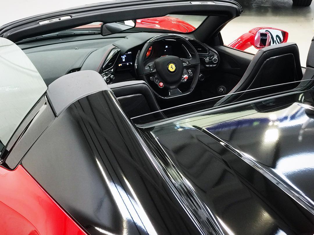 Ferrari 488 Spider - Roof & Sill Wrap - Personal Wrapping Project