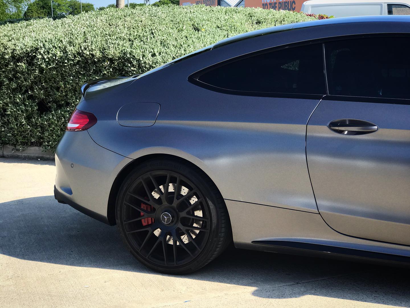Mercedes C63 AMG - 3M Satin Dark Grey - Personal Wrapping Project