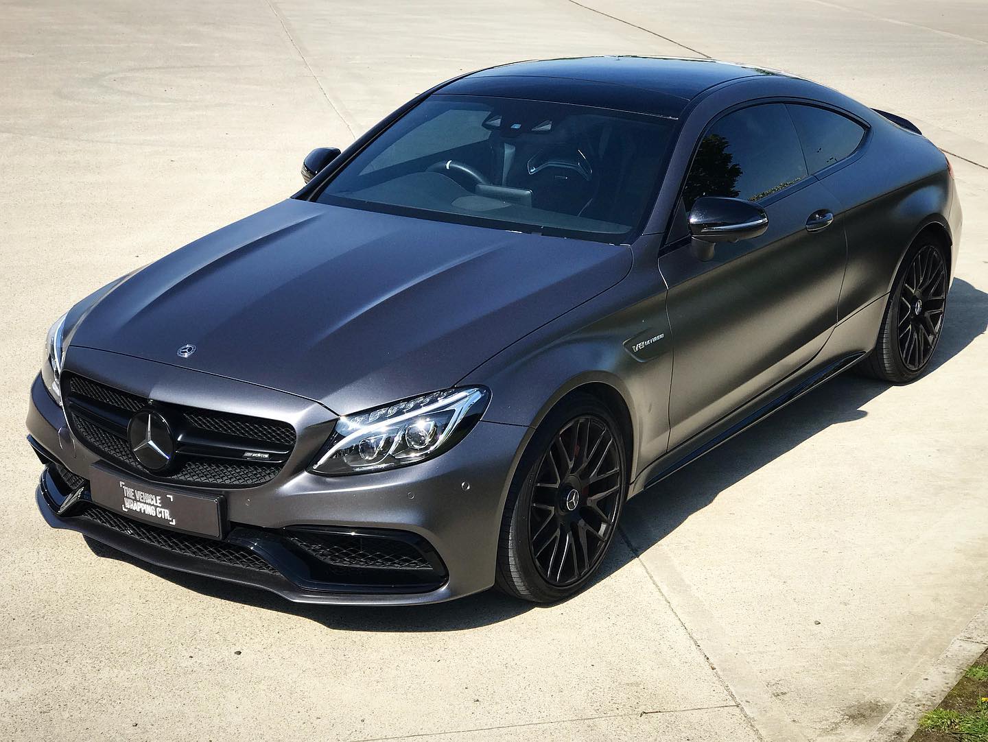 Mercedes C63 AMG - 3M Satin Dark Grey - Personal Wrapping Project