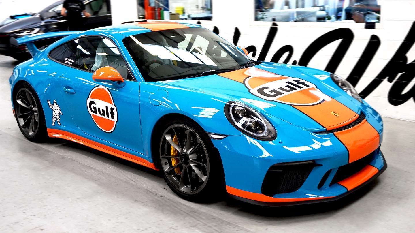Porsche GT3 - Bespoke Gulf Livery - Personal Wrapping Project