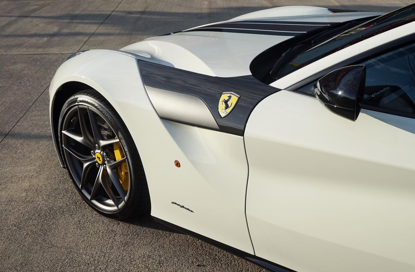 Ferrari F12 - Carbon Fibre package and TDF Stripes - Personal Wrapping ...