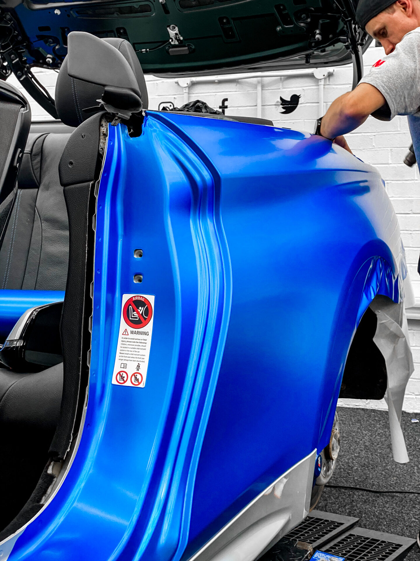 BMW 435i - Satin Perfect Blue - Personal Wrapping Project