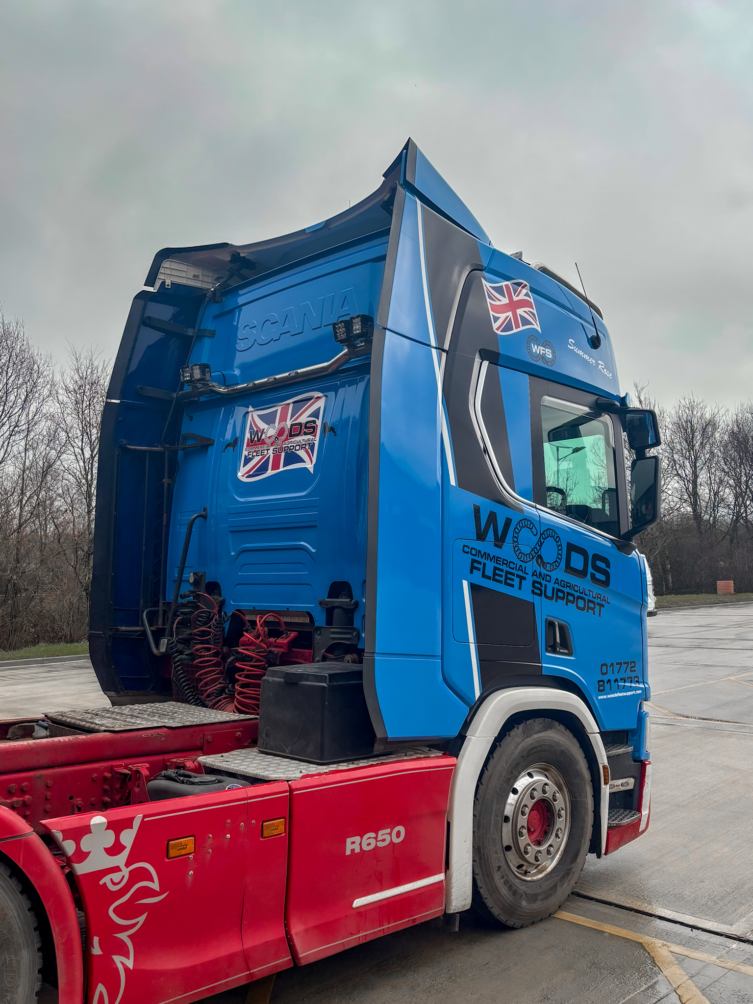 Wood Fleet Support - Scania R650 - Commercial Project