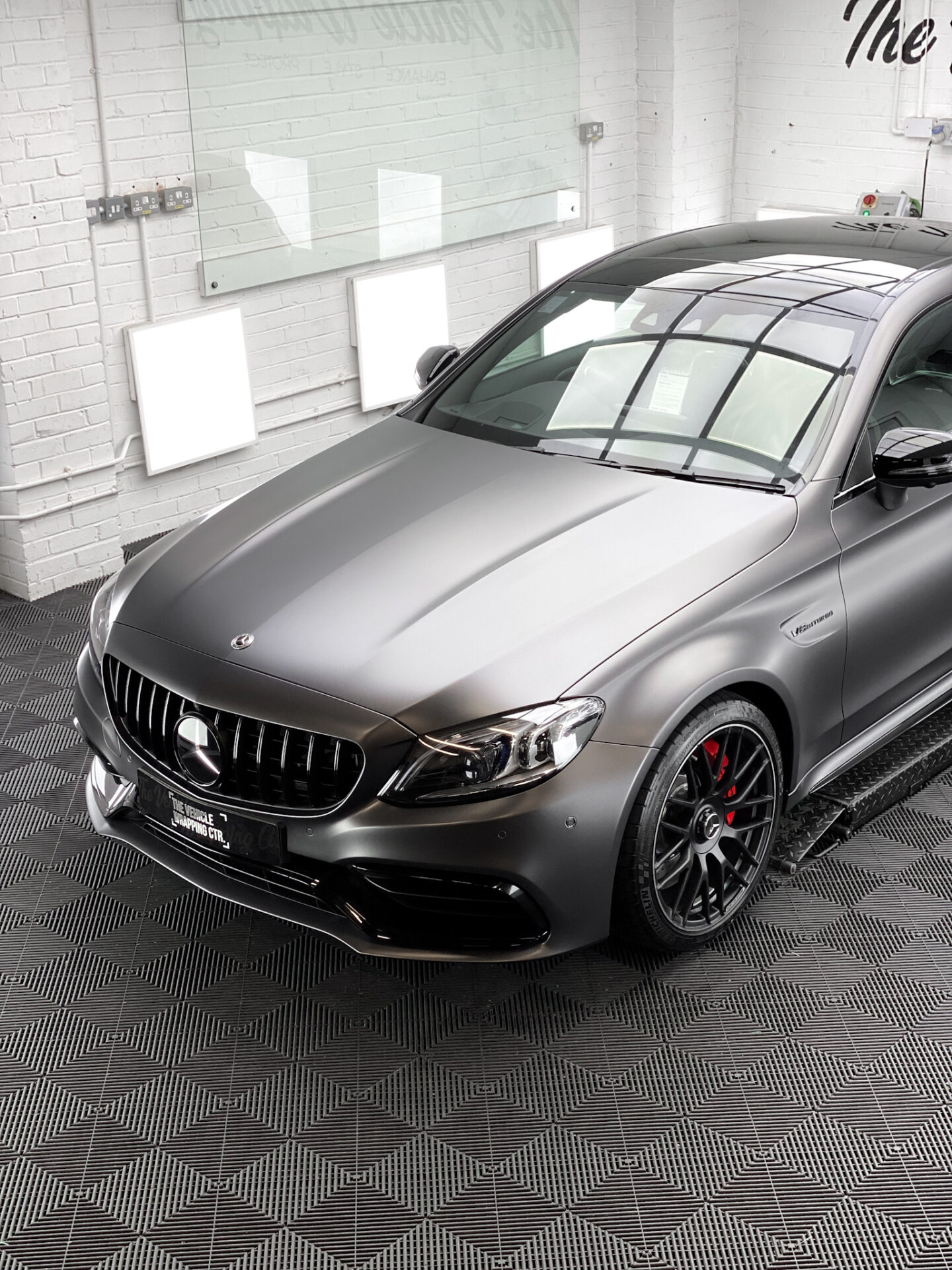 Mercedes C63s AMG - Satin Charcoal Metallic - Personal Wrapping Project