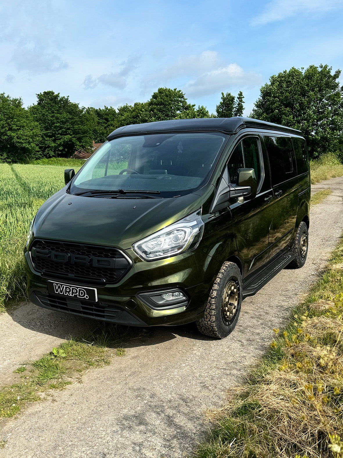 Ford Transit Custom Camper - Olea Green - Personal Wrapping Project