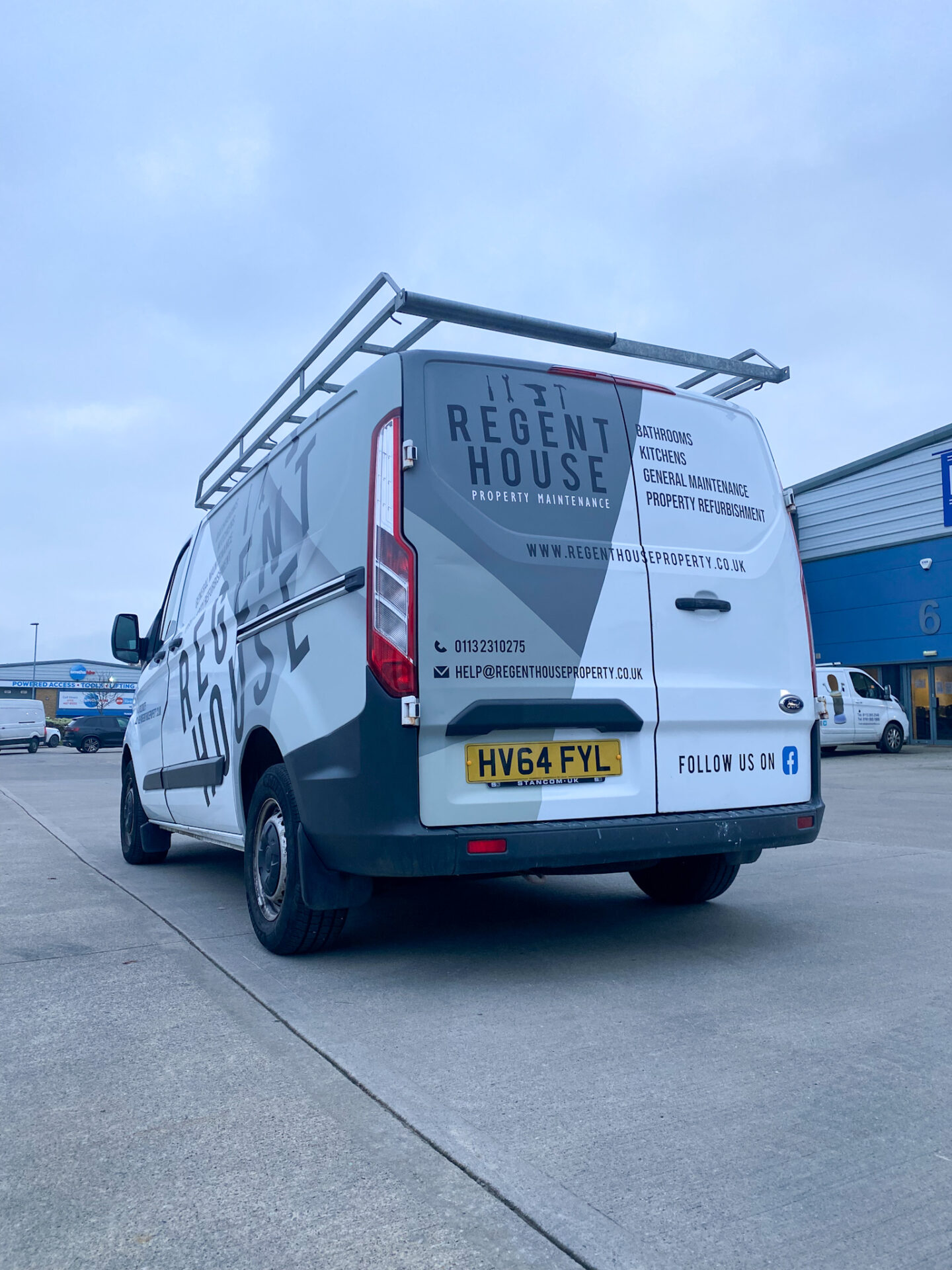 Regent House Fleet of Van Wraps - Commercial Project