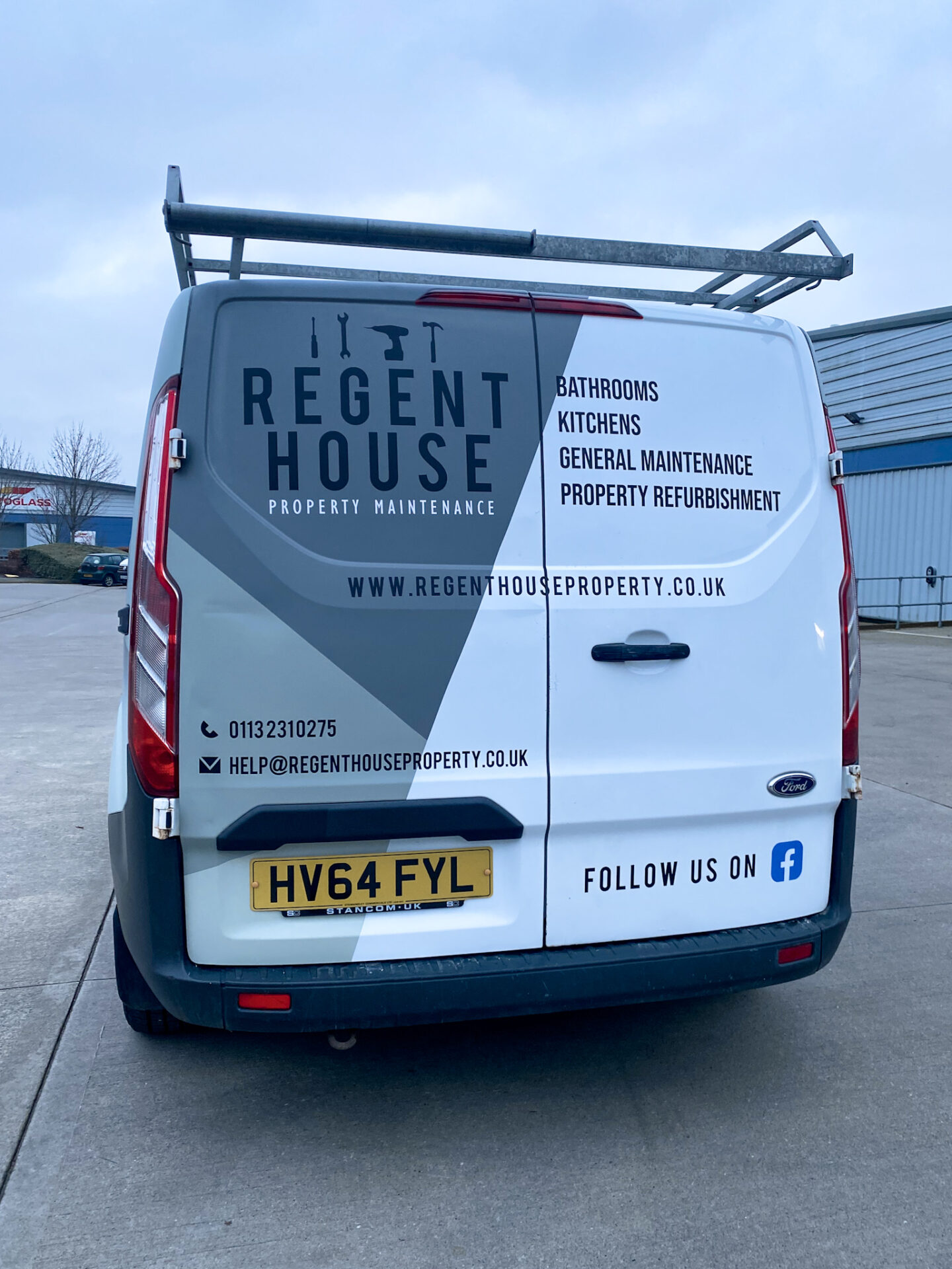 Regent House Fleet of Van Wraps - Commercial Project