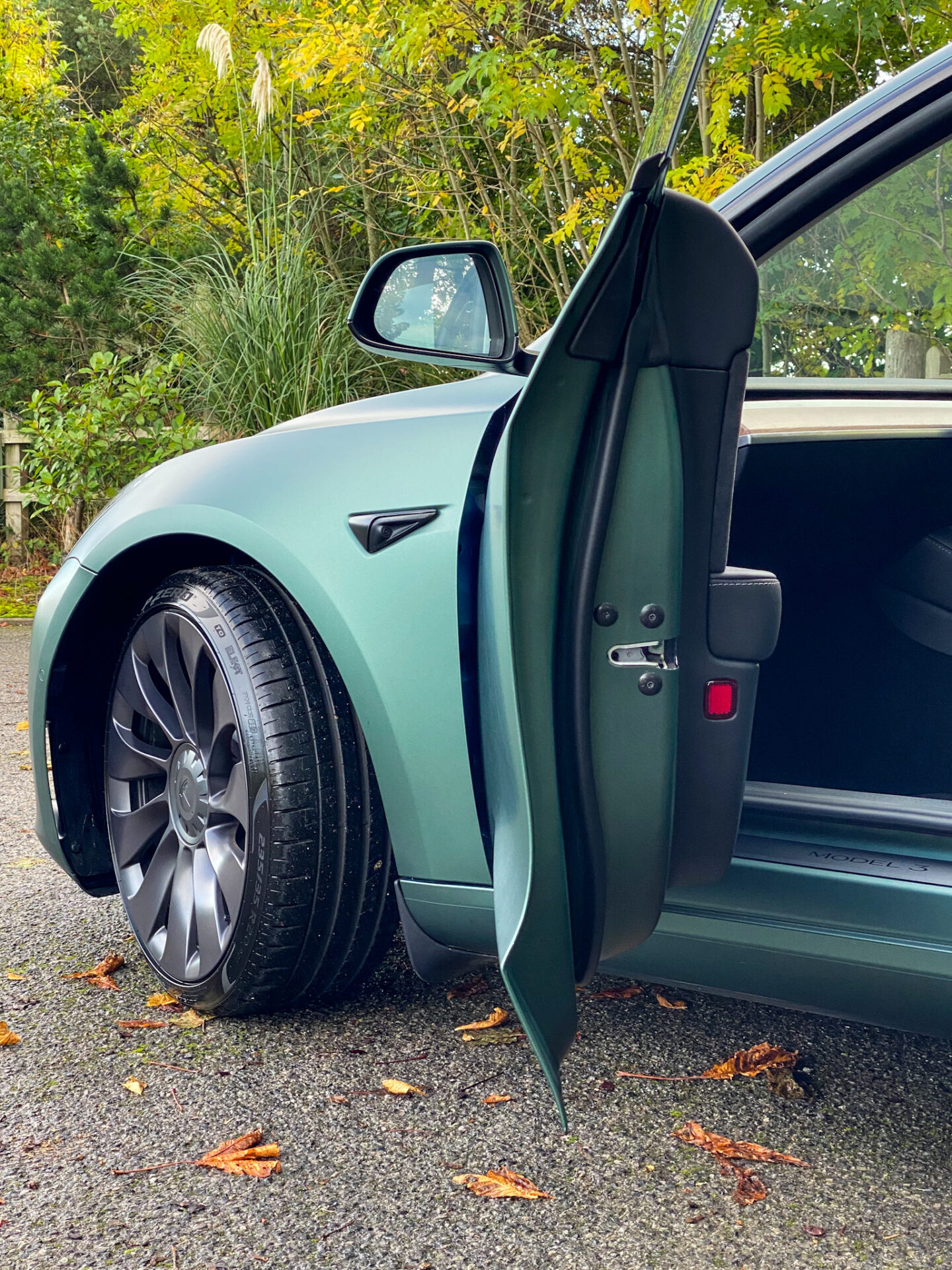 Tesla Model 3 - Matte Pine Green - Personal Wrapping Project