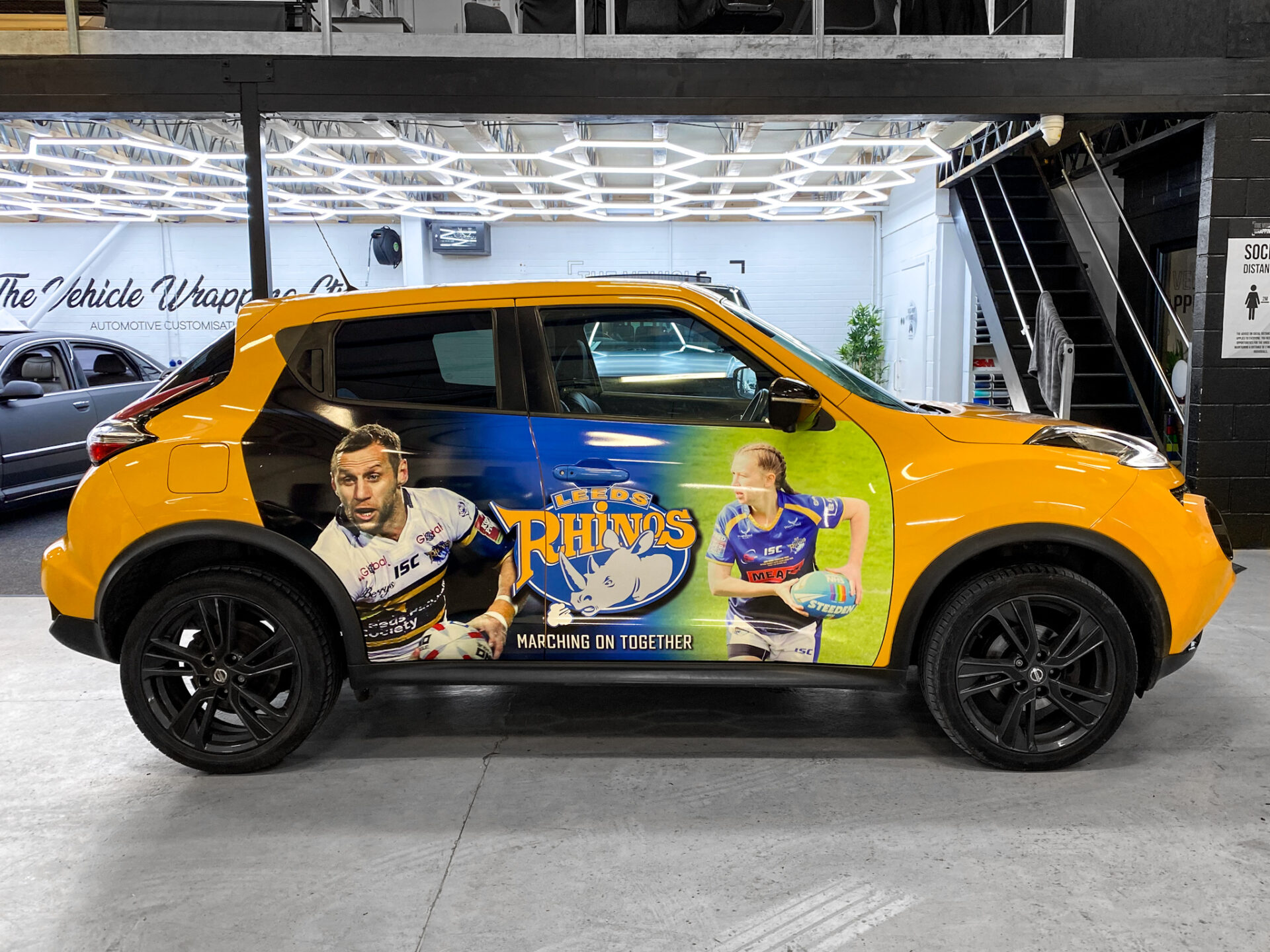 Leeds Rhinos & Rob Burrows Tribute Partial Wrap - Commercial Project
