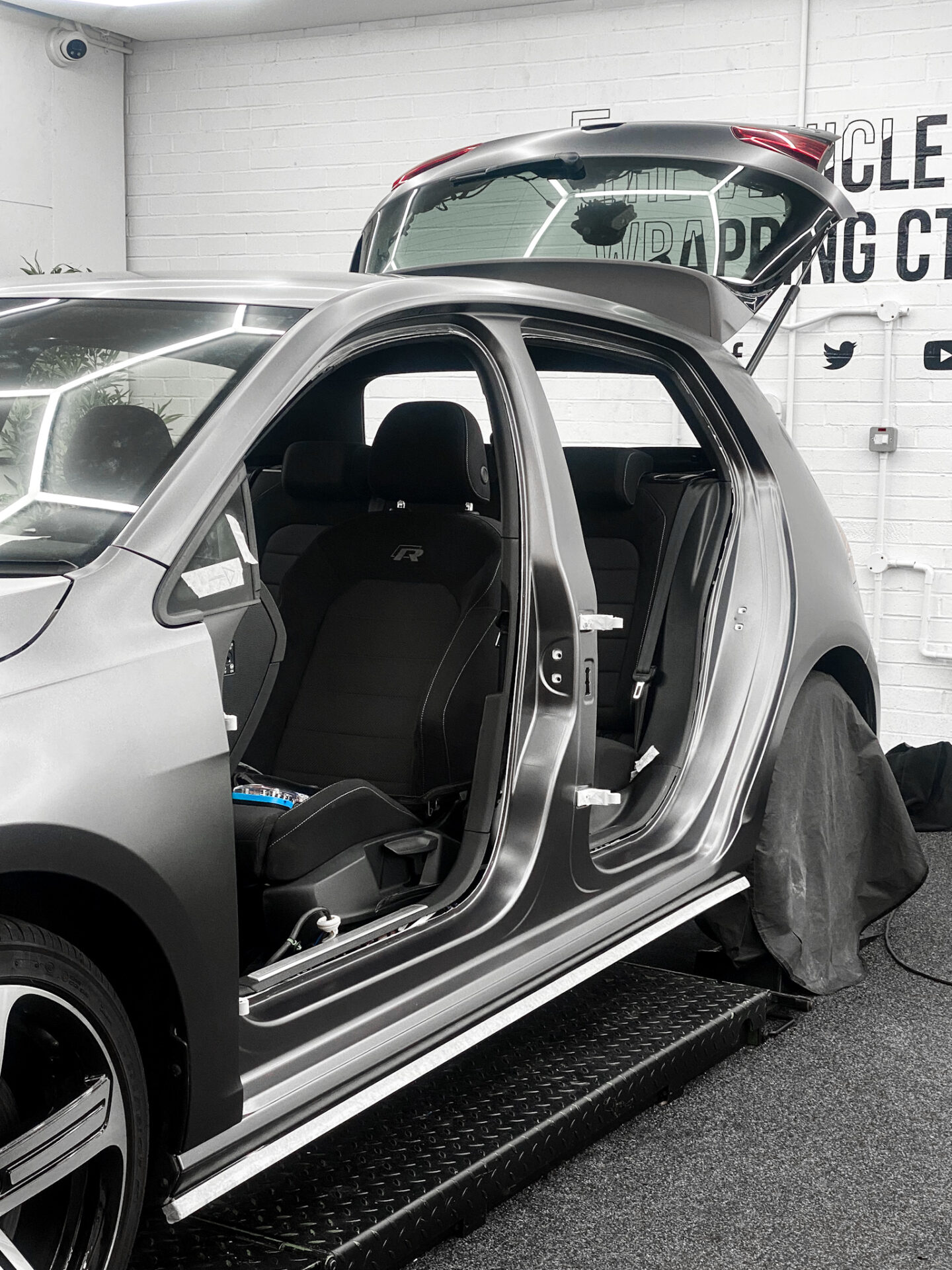 VolkSwagen Golf R - Satin Dark Grey - Personal Wrapping Project