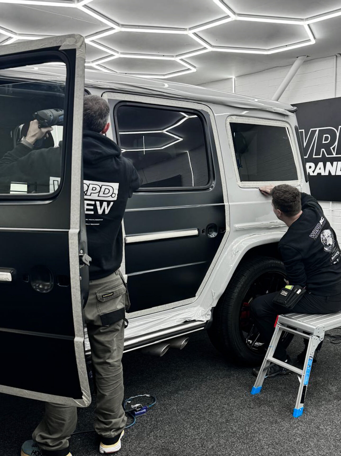 Mercedes-Benz G Wagon - Gloss Light Grey - Personal Wrapping Project