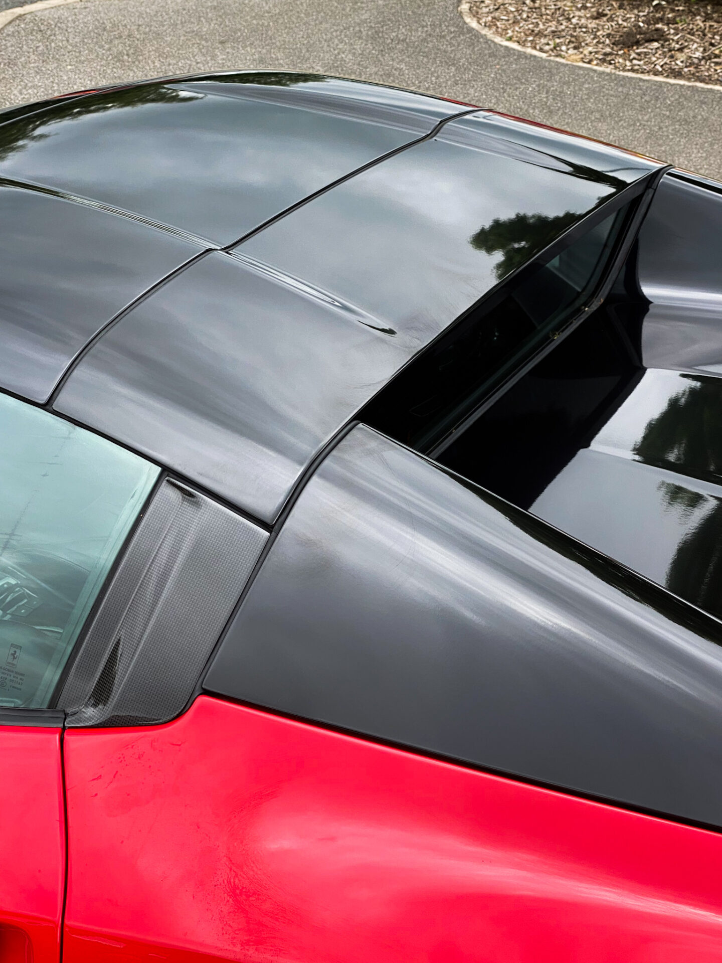 Ferarri 458 Spider - Gloss Black Roof Wrap - Personal Wrapping Project
