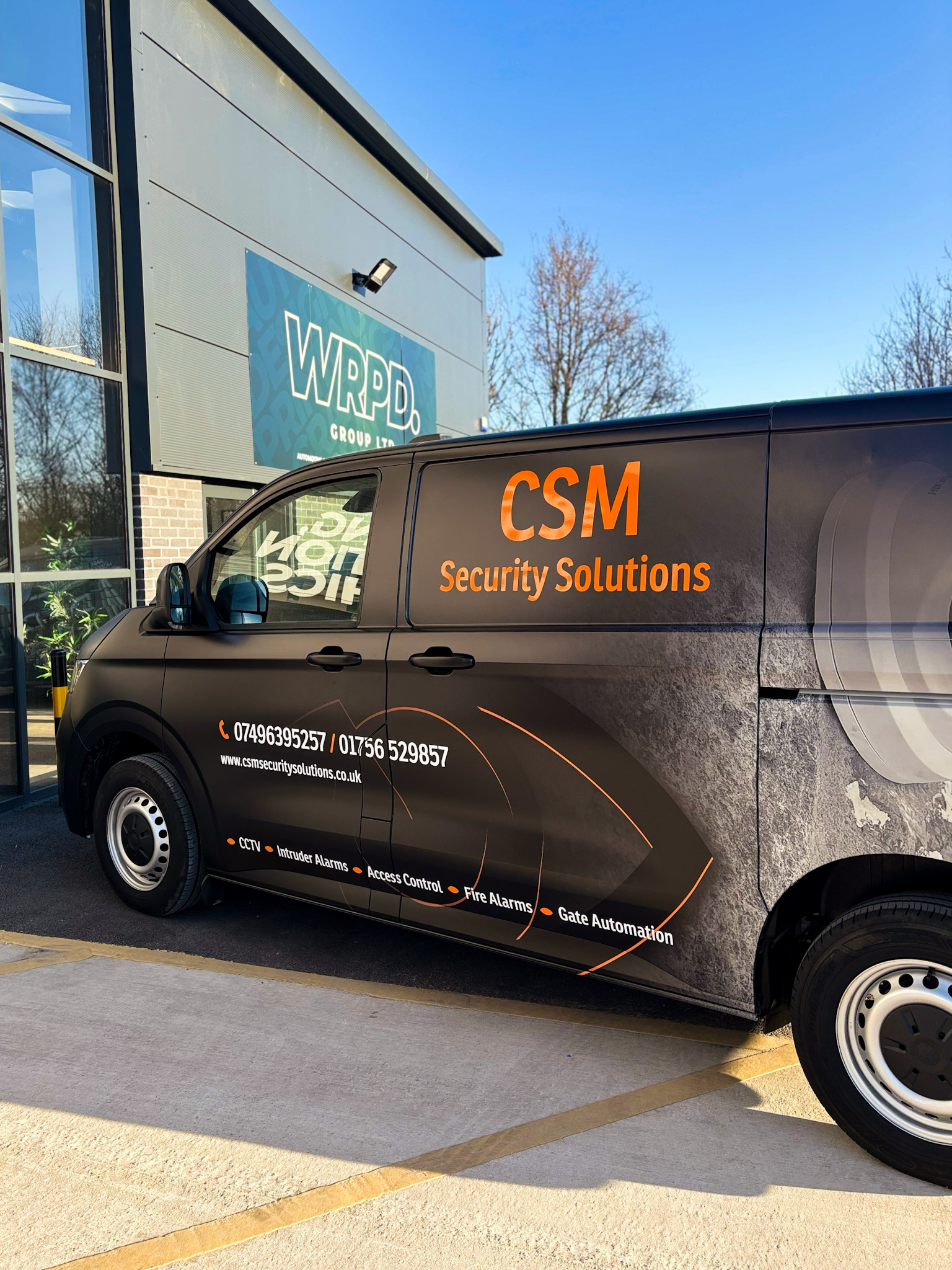 CSM Security Solutions - VW Transporter - Commercial Project