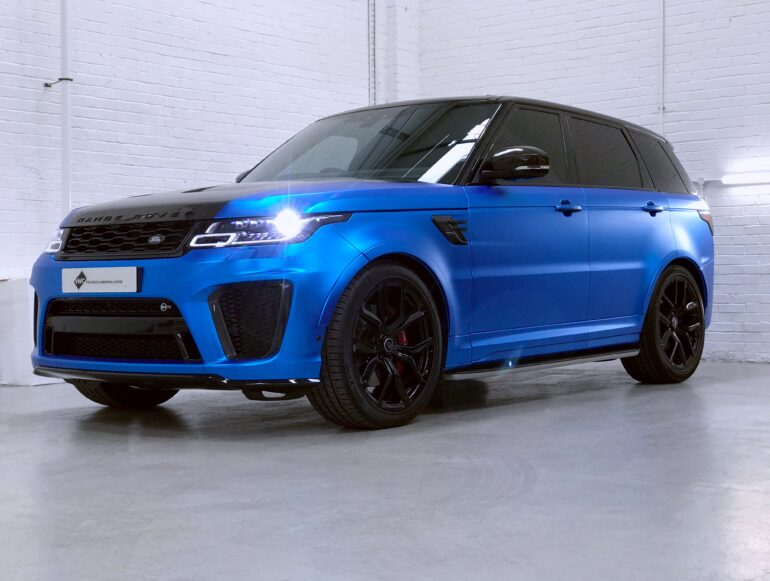 Range Rover SVR - Satin Blue Chrome - Personal Wrapping Project